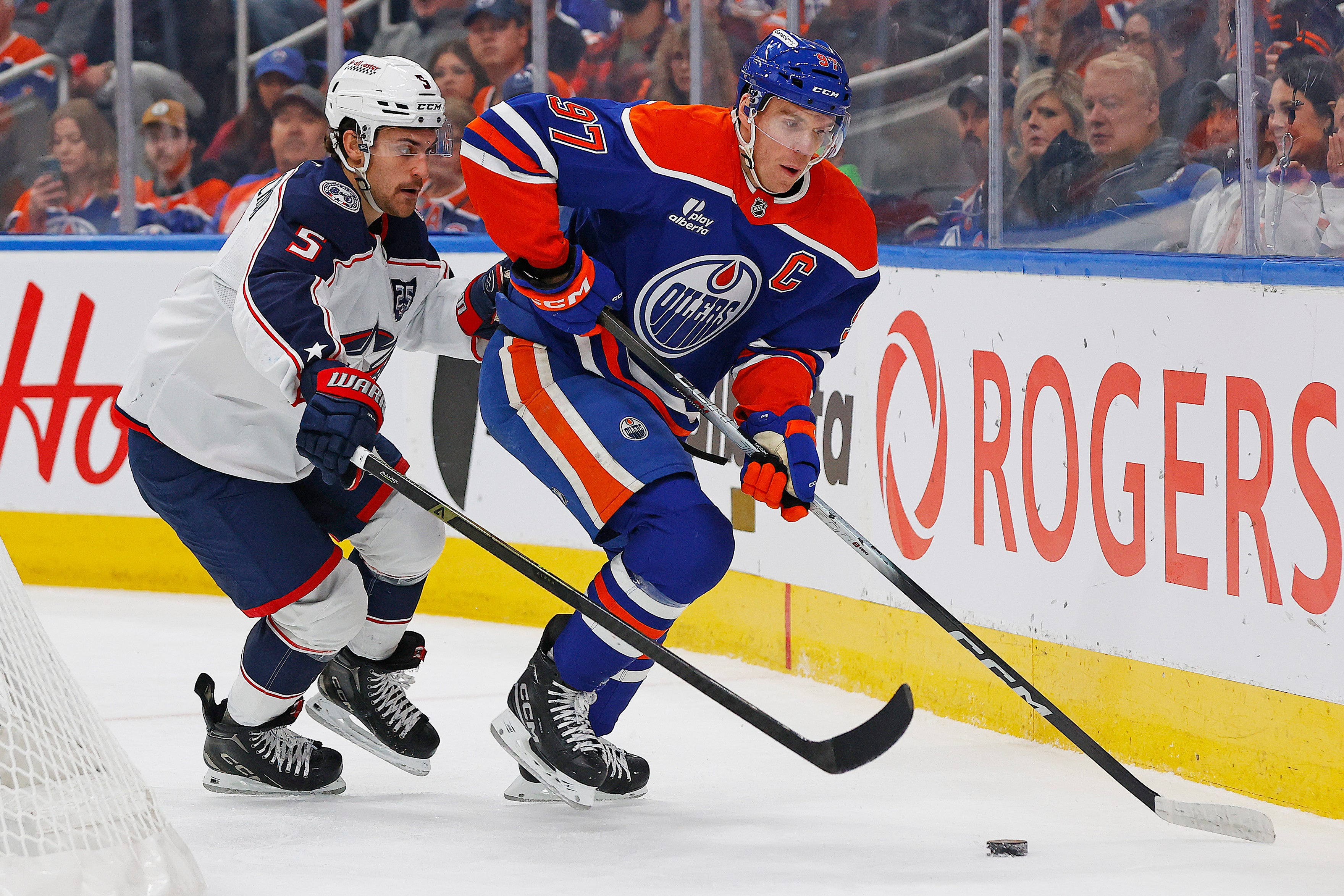 Roslovic's OT goal for Edmonton Oilers hands Columbus Blue Jackets ...