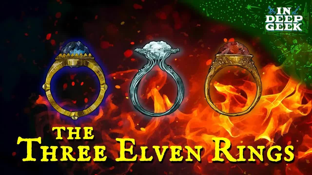 The three elven rings explained