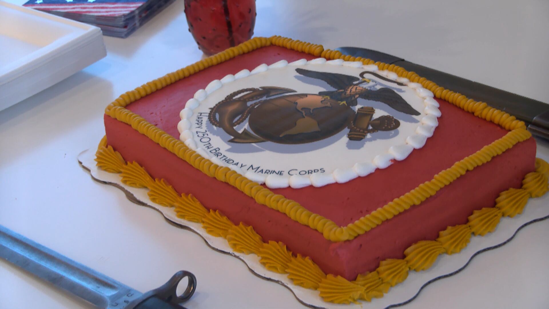Marines in Columbia celebrated Marine Corps 250th birthday