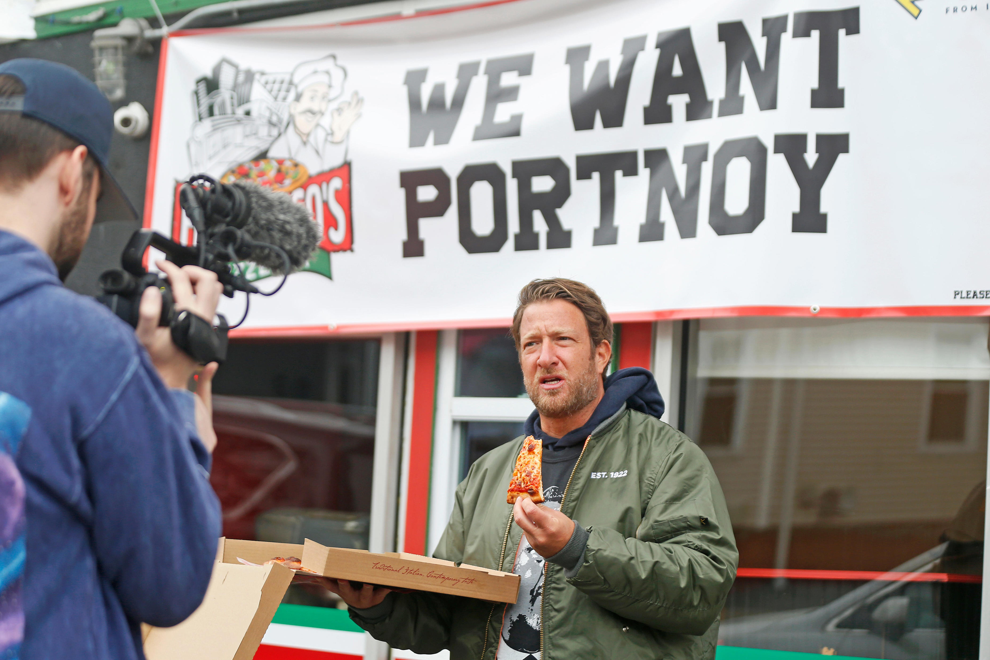 Barstool Sports' founder brings pizza reviews to Atlanta, where he ate