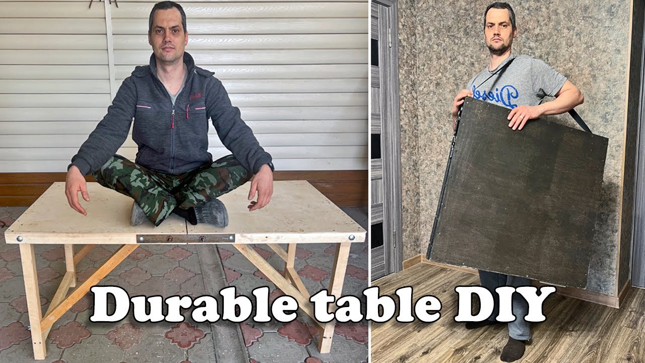 Can You Build an Ultra-Durable Folding Wooden Table? DIY Guide