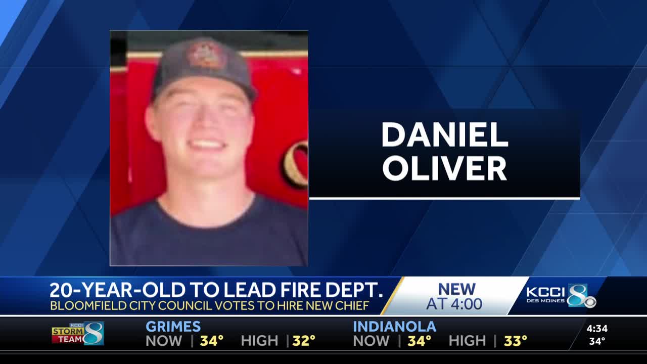 Bloomfield appoints 20-year-old Ottumwa firefighter as fire chief