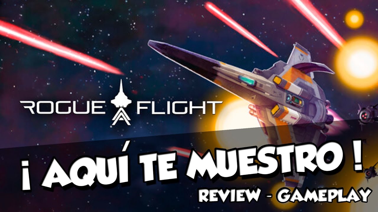Rogue Flight combate espacial inspirado en anime #review #gameplay #español