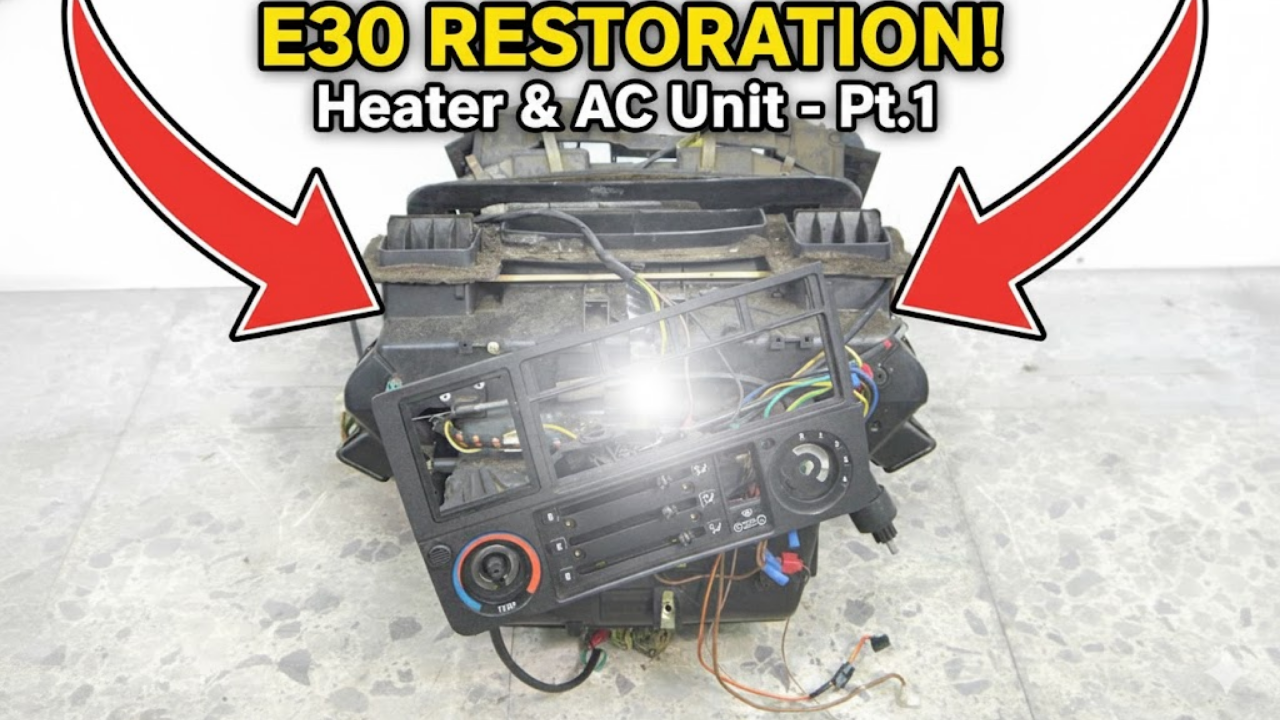 BMW E30 Heater & AC Unit Restoration Pt.1