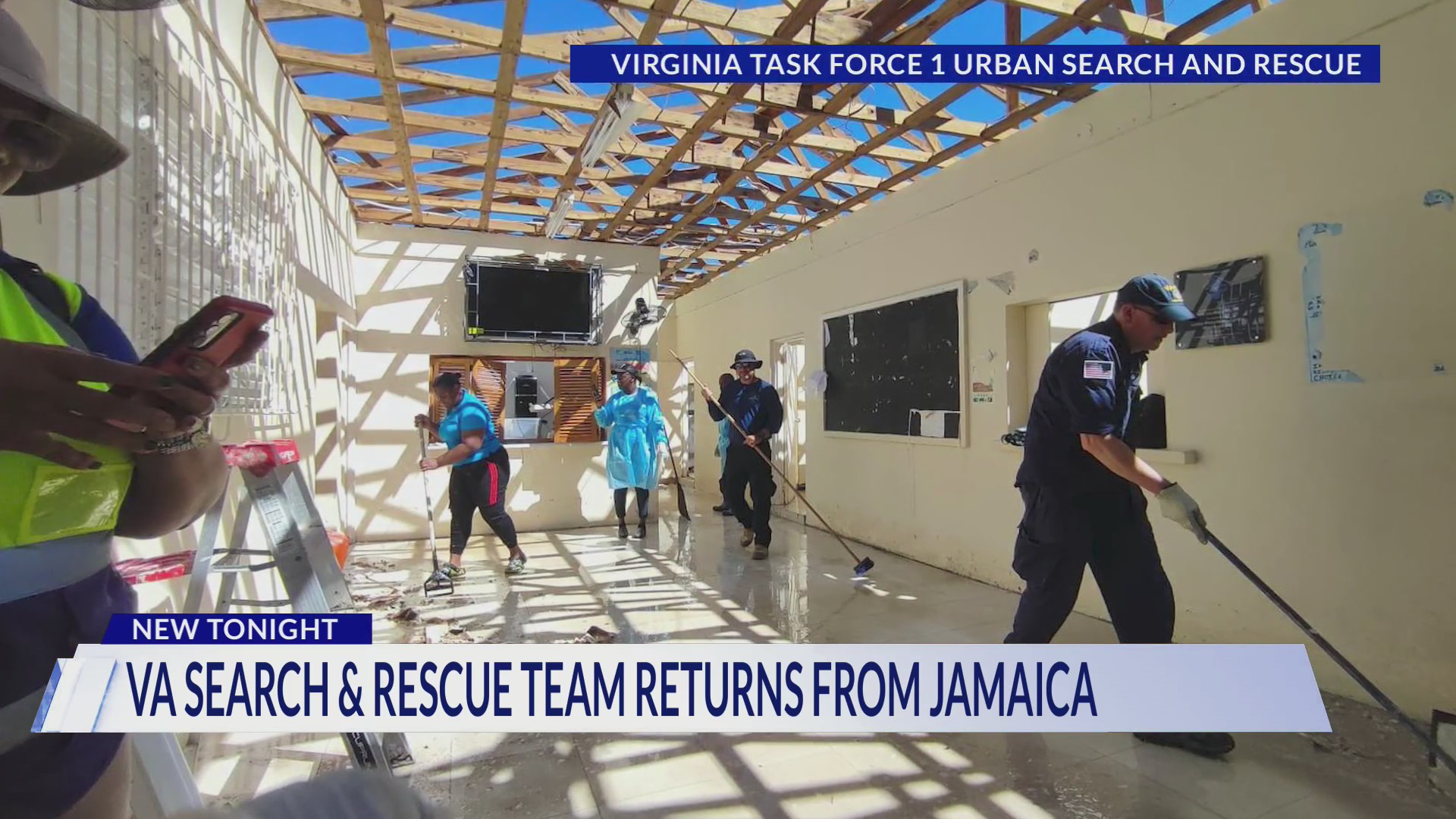 Virginia Task Force 1 returns home after deploying to Jamaica for hurricane relief