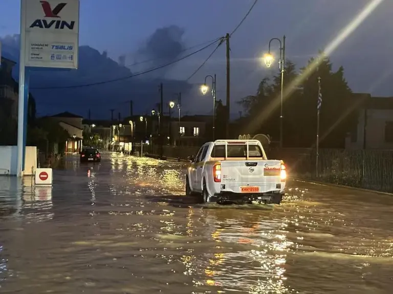 Καταστροφές στη Λέσβο, «έσπασε» ποτάμι στην Καλλονή ΦΩΤΟ – ΒΙΝΤΕΟ