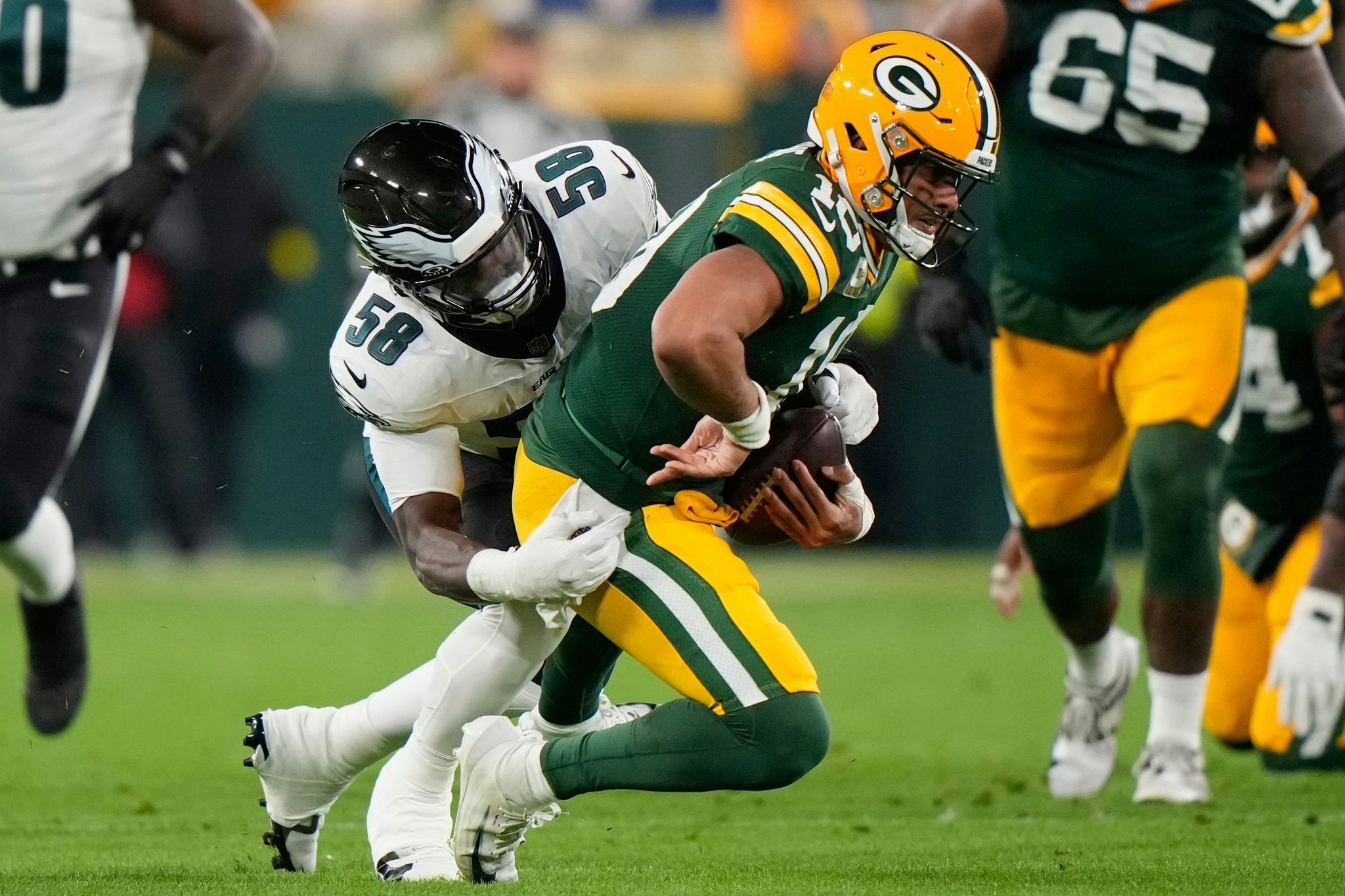 NFL: Eagles gewinnen gegen Packers: Green Bay wird durchgereicht