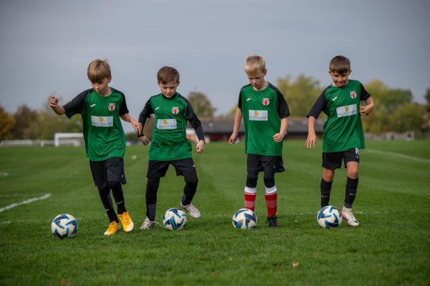 Youth football team scores kit sponsorship deal