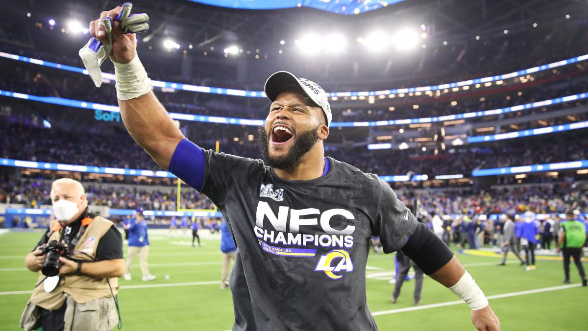 Rams great Aaron Donald takes shot at 49ers fans after Week 10 social ...