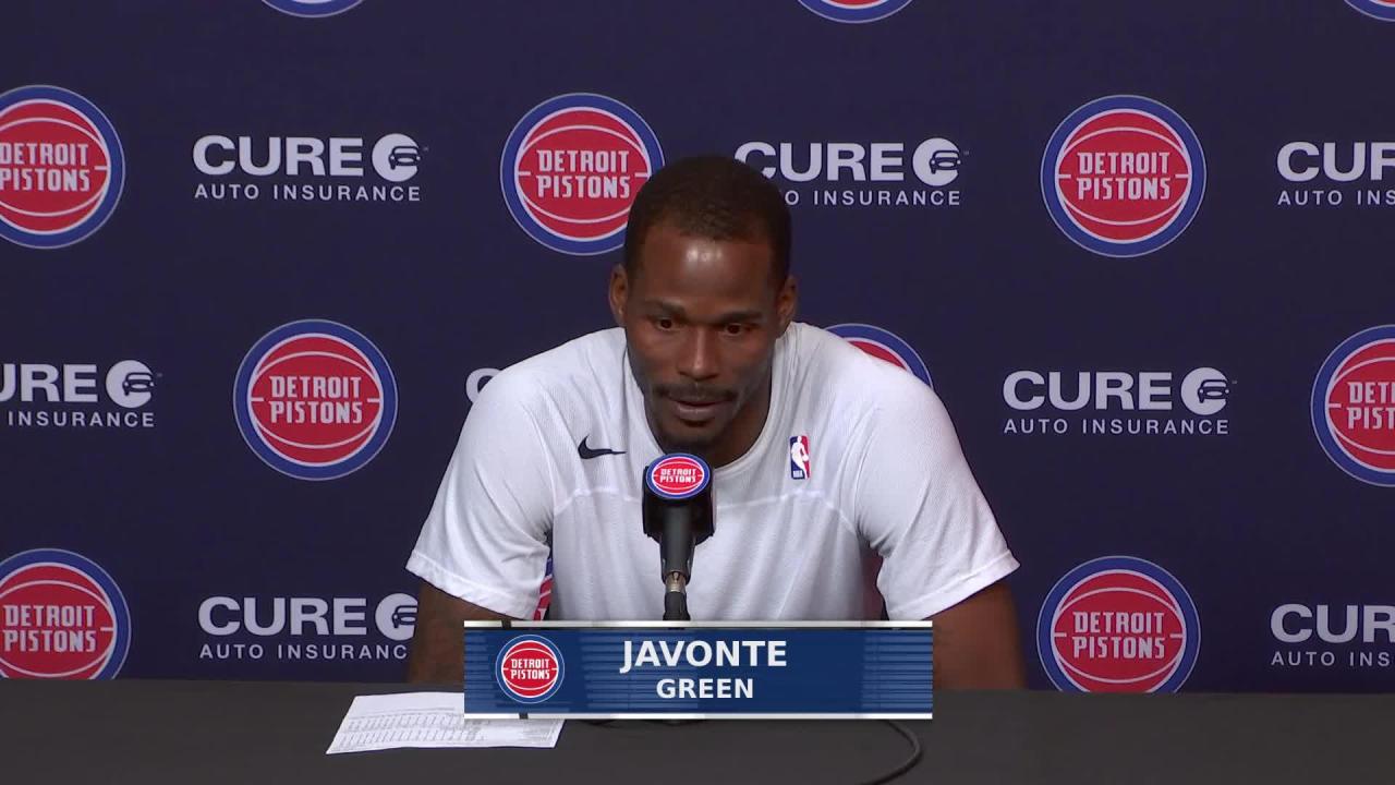 DET 137, WAS 135: Javonte Green Postgame Media Availability