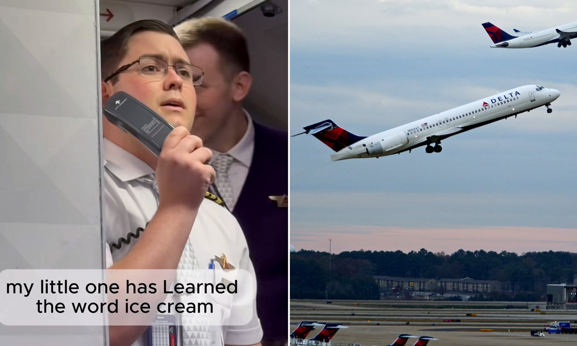 Delta pilot reveals heartwarming promise he made his daughter to calm ...