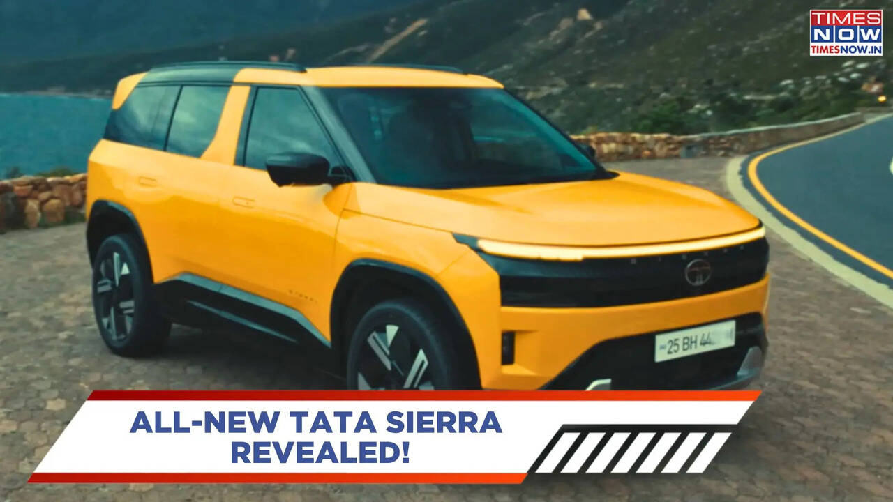 All-New Tata Sierra Fully Revealed Ahead Of Launch - Interior, Exterior ...