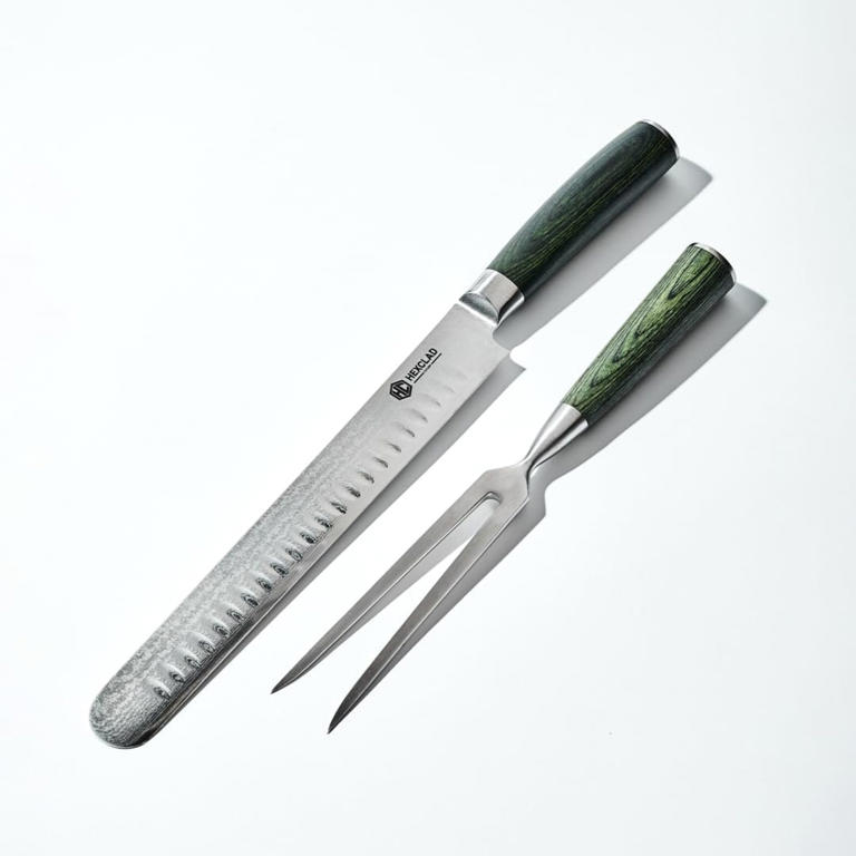 This Hexclad Carving Knife Set is Sleek, Non-Toxic, and a Thanksgiving ...
