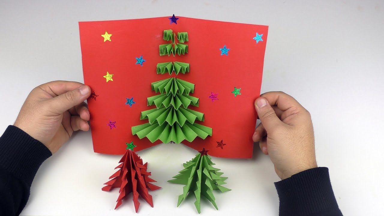 DIY 3D Christmas pop up card