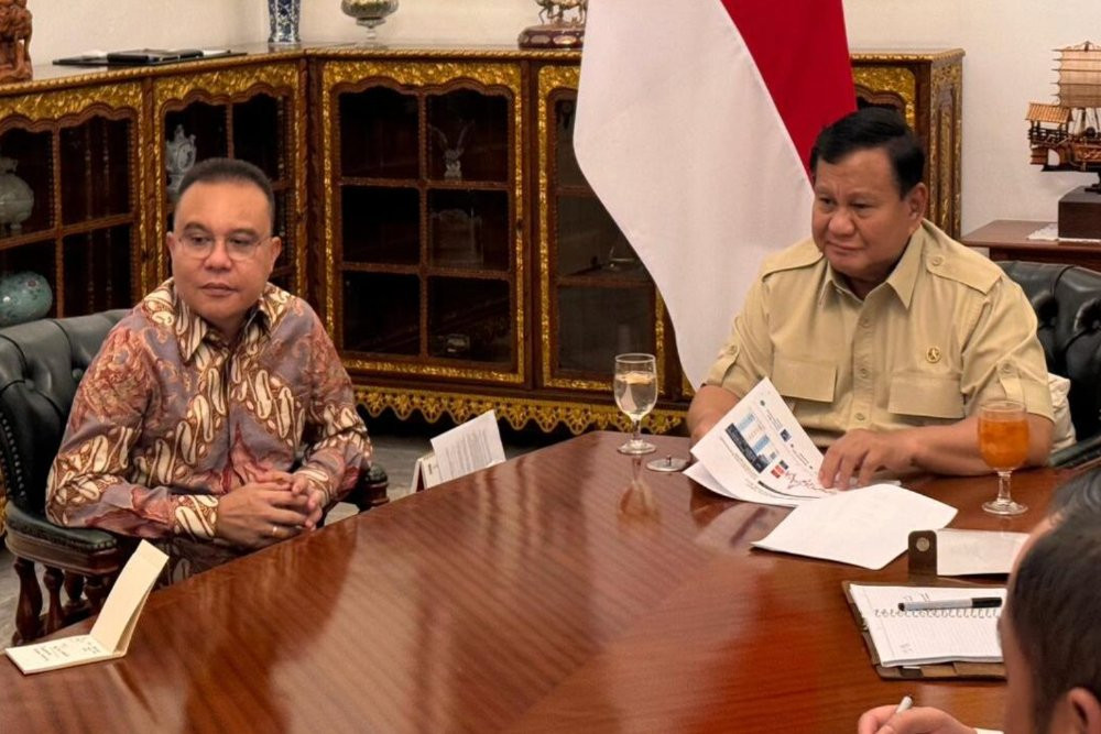 Momen Prabowo Panggil Dasco "Don" dan "si Kancil" di Hambalang