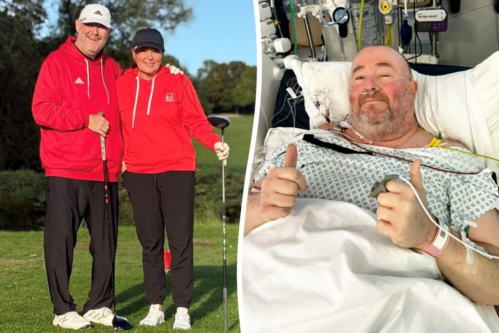 Hero saves golf pal’s life after spotting heart attack on video call
