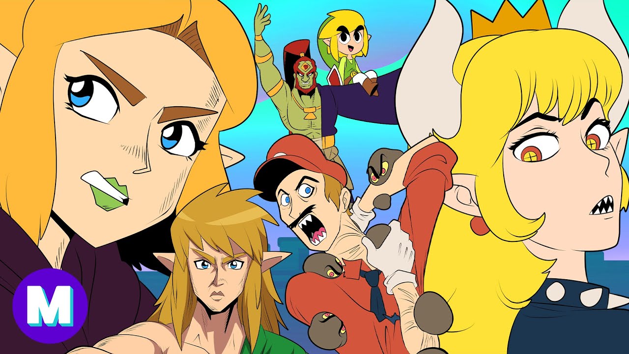 When Mario Meets Zelda - The Most Unhinged Nintendo Anime Ever Made