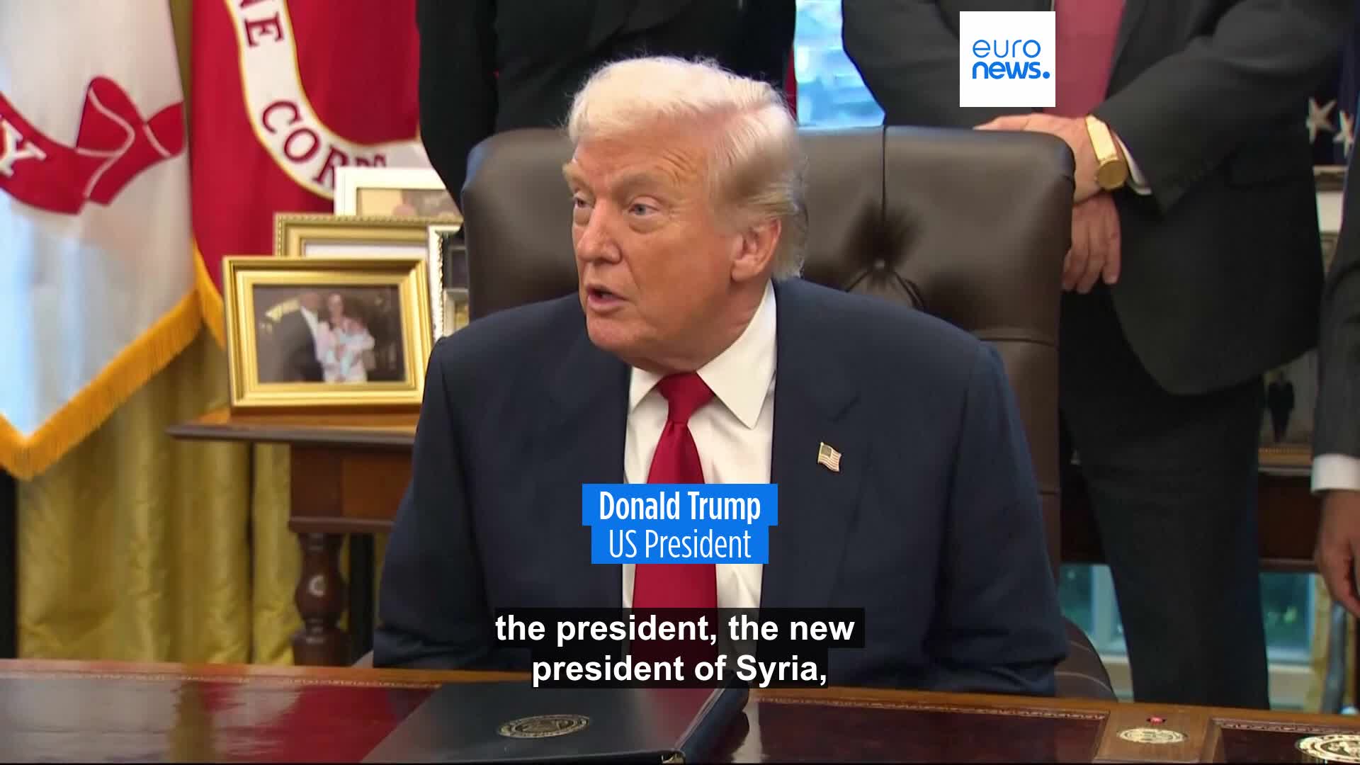 Trump vows to support Syrian leadership after White House meeting with ...