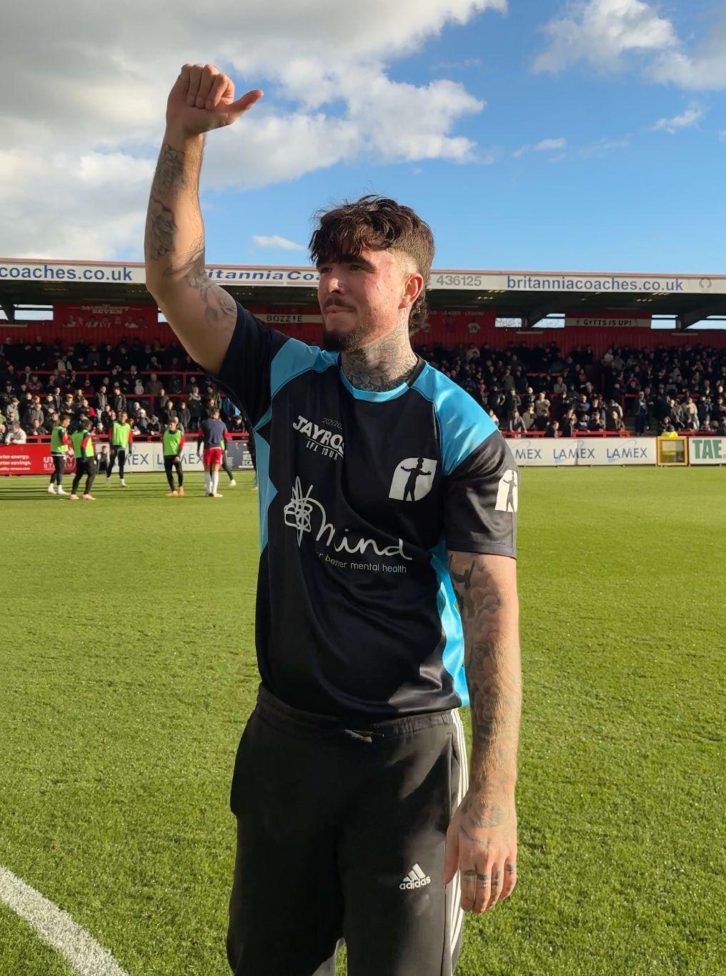 Freestyle Star Jay Rosa Wows Fans at Stevenage FC