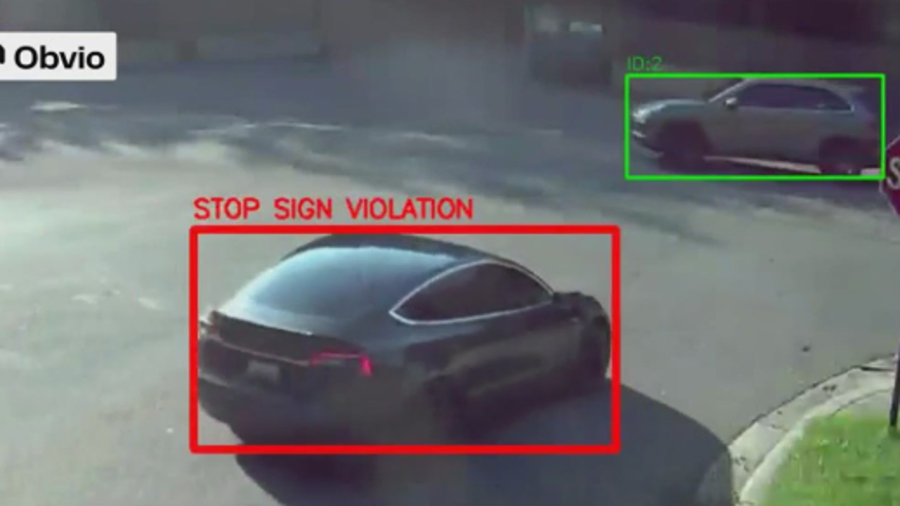 AI traffic cameras lead to drop in drivers running stop signs ...