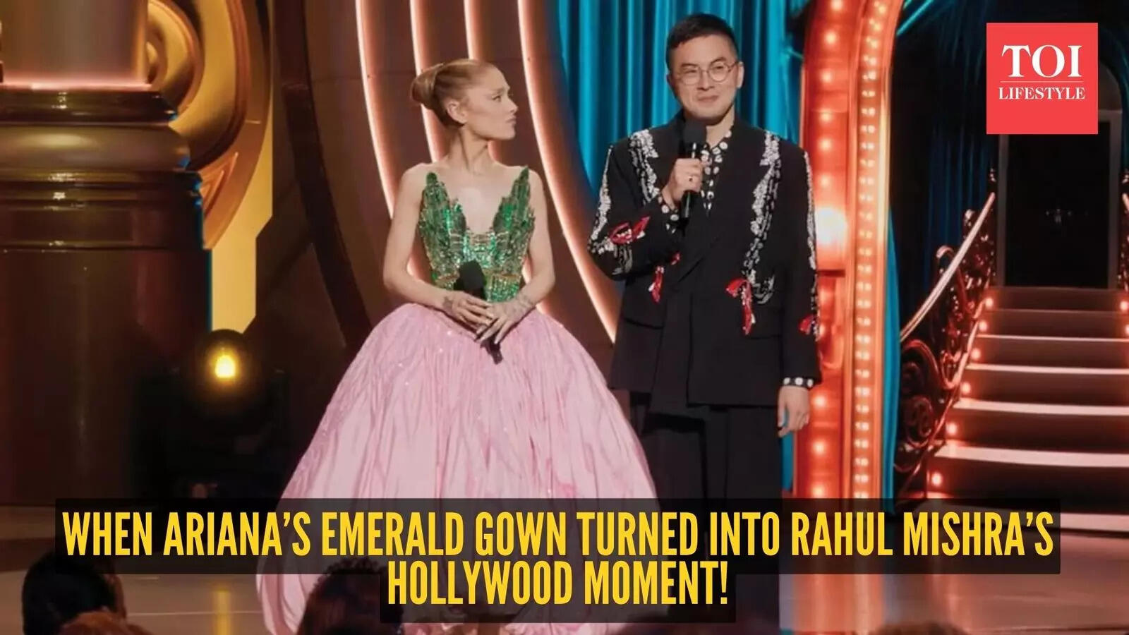 Indian designer Rahul Mishra takes over Hollywood as Ariana Grande ...
