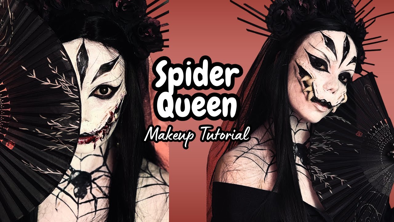 Black Widow - Halloween SFX Makeup Tutorial