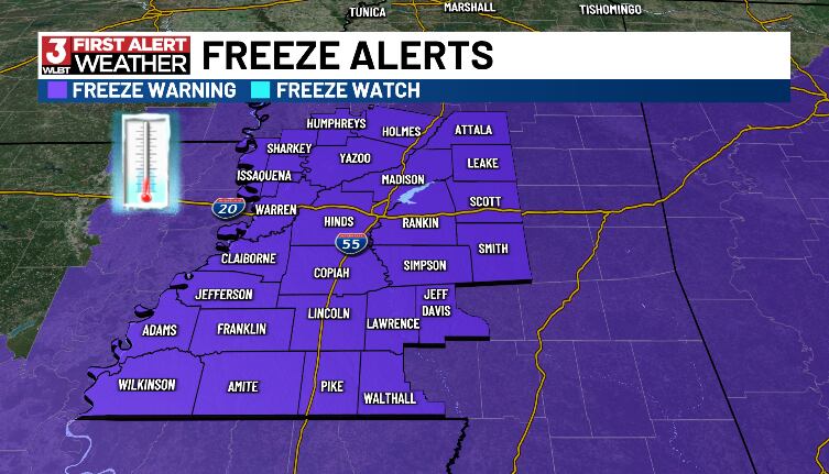 First Alert Weather Day: Freezing start to your day