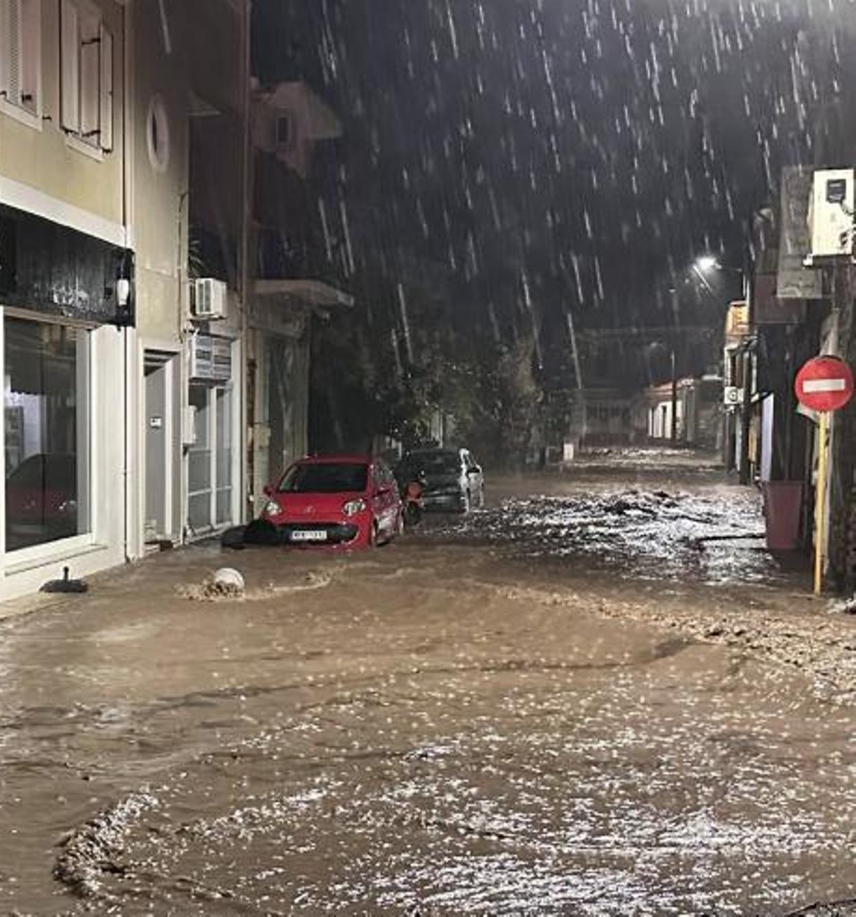 Καταστροφές στη Λέσβο, «έσπασε» ποτάμι στην Καλλονή ΦΩΤΟ – ΒΙΝΤΕΟ