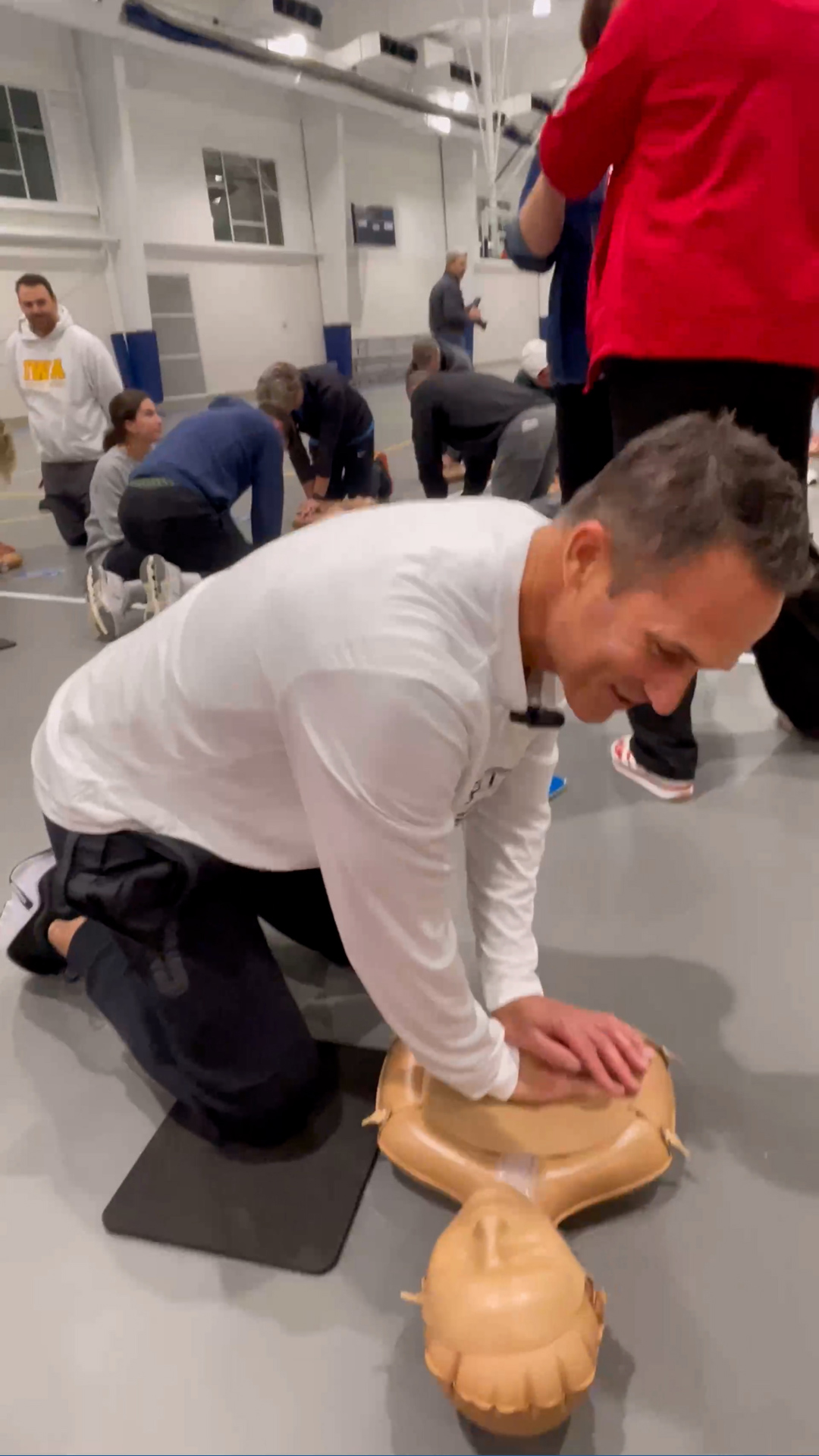 Coach Dan Rolfes on the importance of CPR