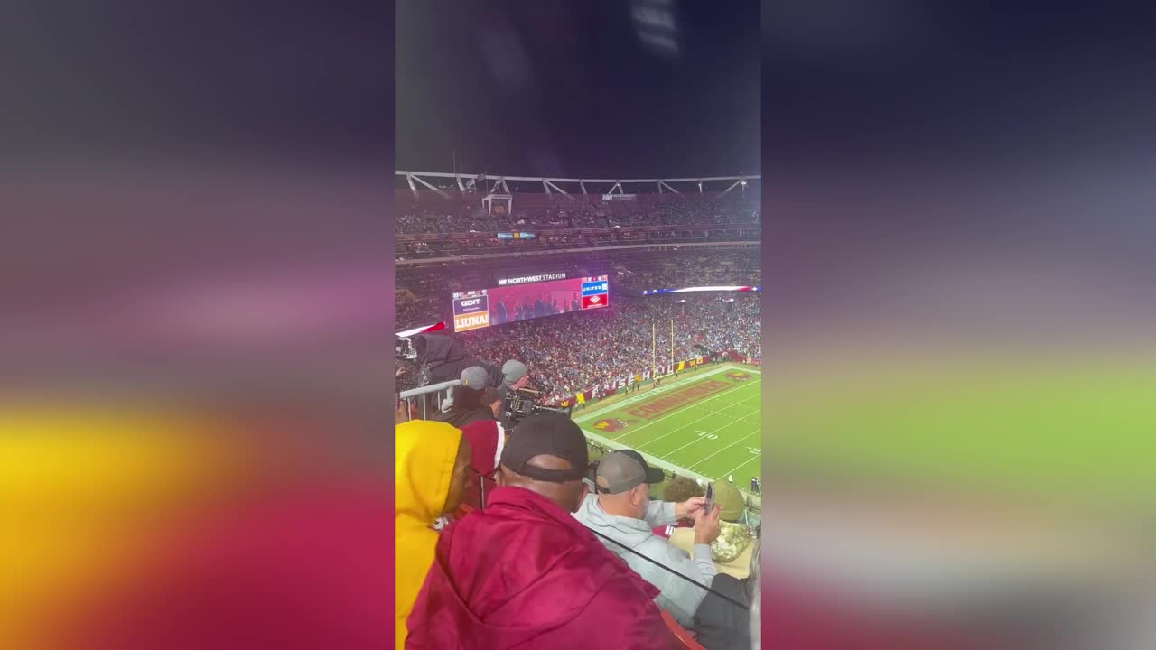 President Trump booed at football game in Democrat-held Maryland