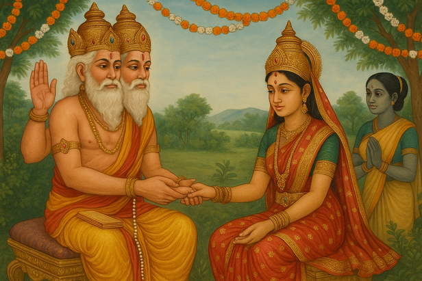 Satarupa: The First Woman on Earth in Hinduism.