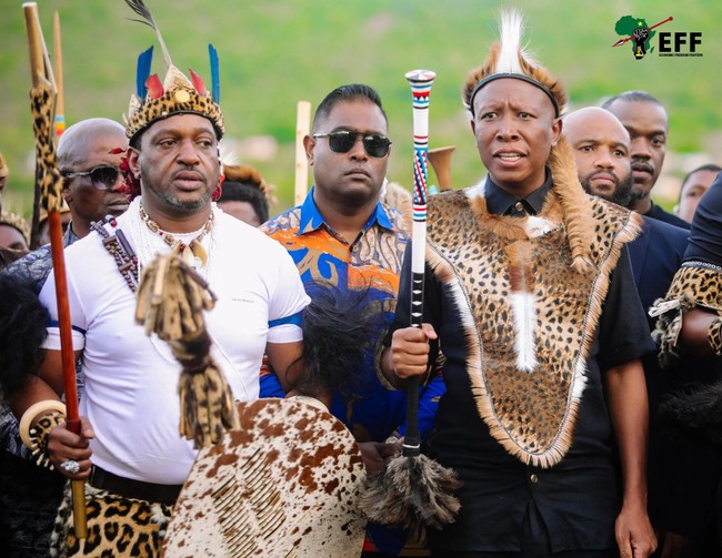 EFF's Malema shocked by R35,000 price tag of traditional Zulu attire at ...
