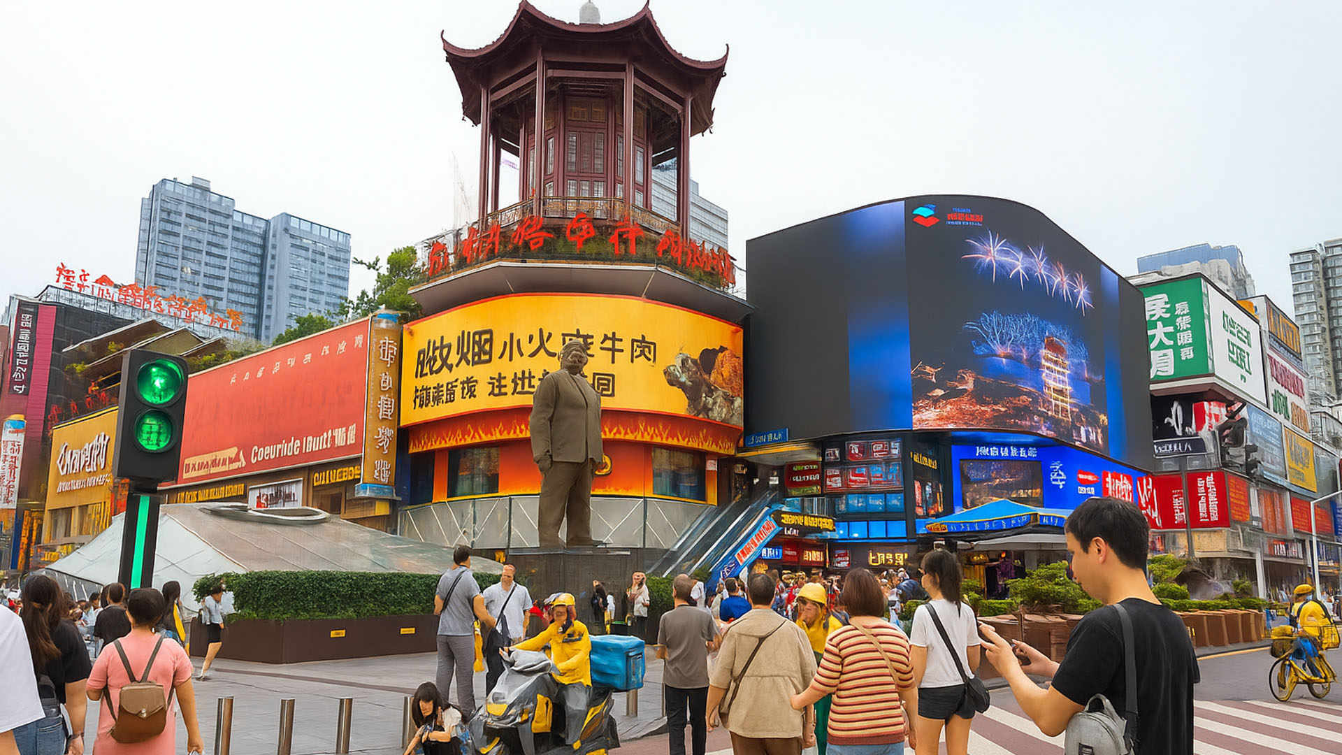 Varför är det alltid så mycket folk i Changsha?