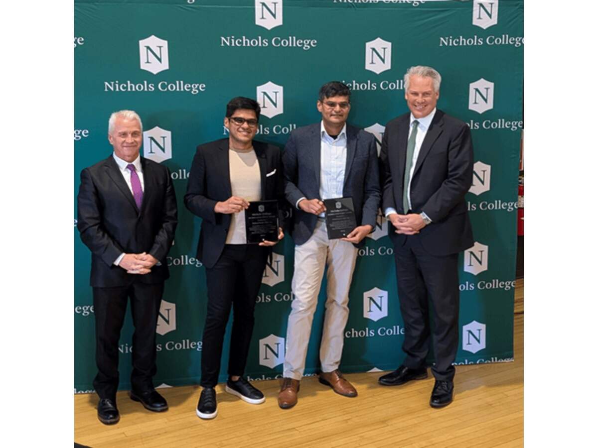 Nishant and Nikhil Rathi felicitated at Alma Mater Nichols College for ...