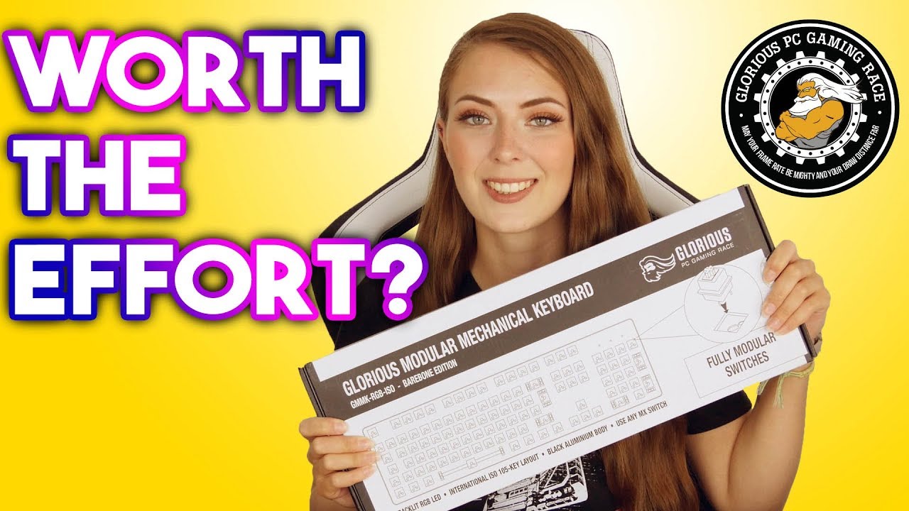 Briony builds her own keyboard! (Glorious PC Gaming Race)