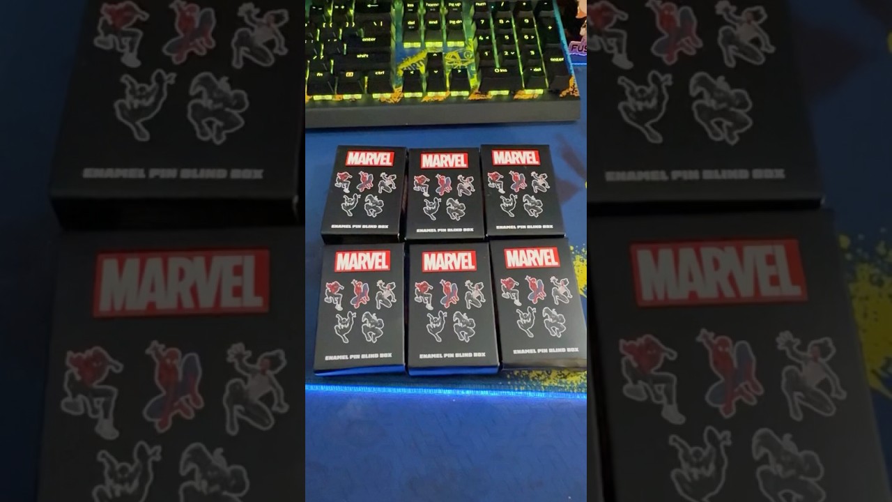 Spider-Man David Nakayama enamel pin blind box unboxing