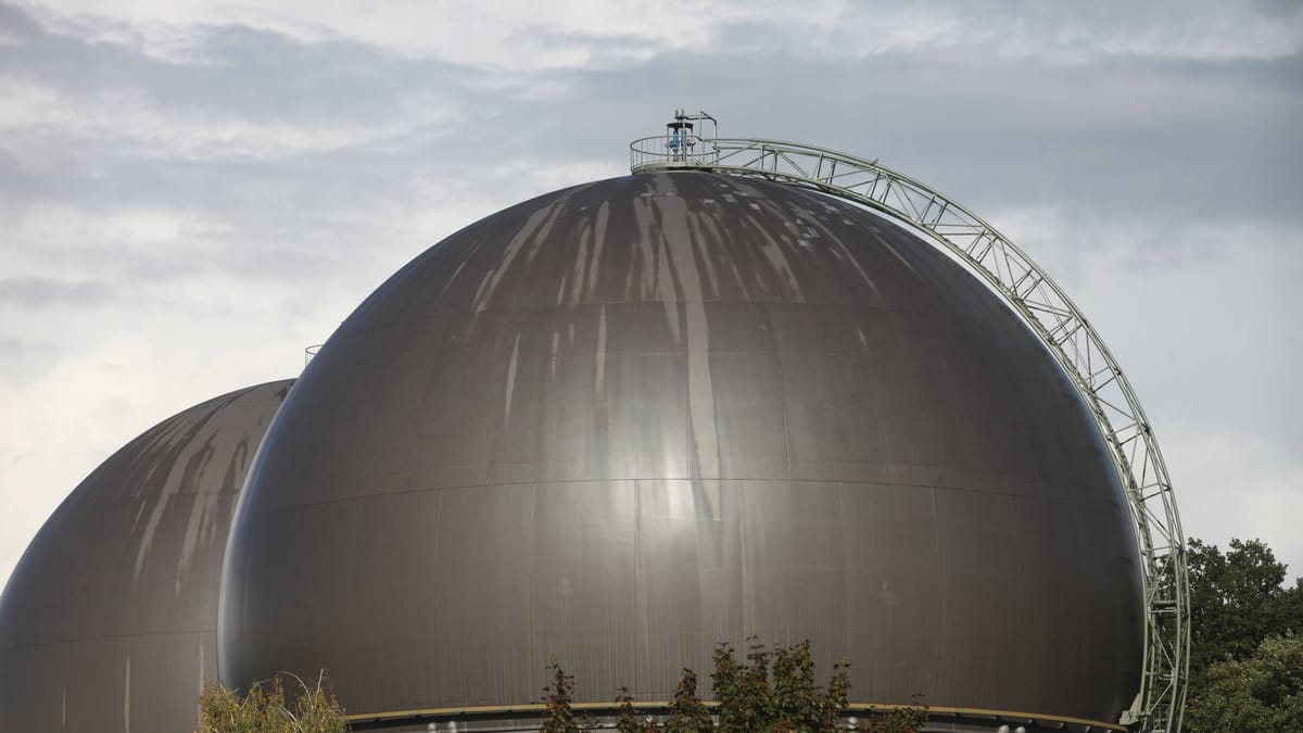 Gasspeicher schon halb leer