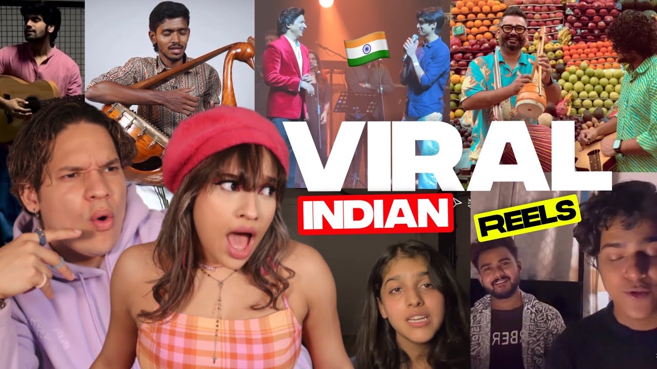 Waleska and Efra React to Viral Indian Singing and Music Reels