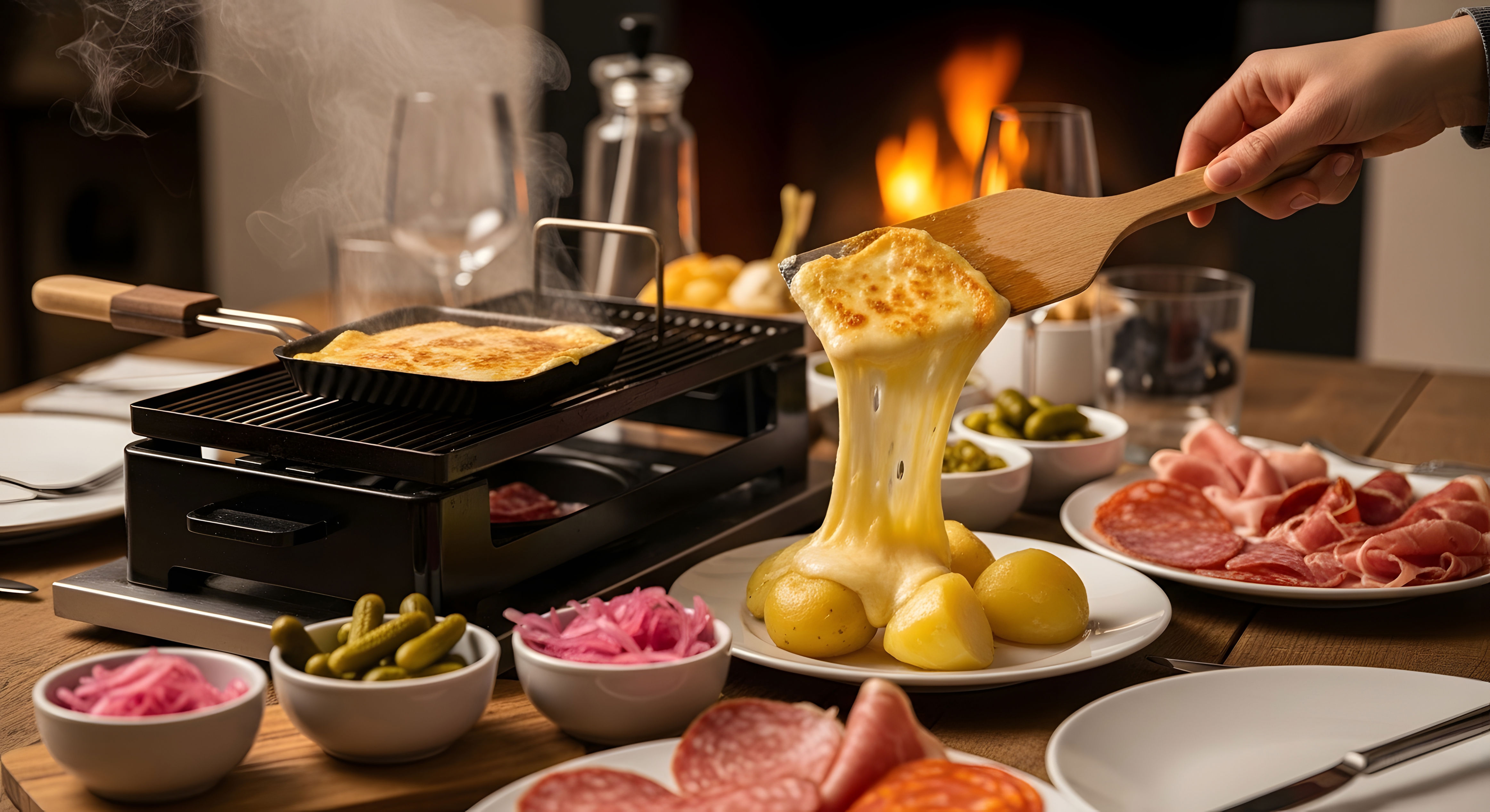 Gourmetten zonder geur of rook? Deze Tristar raclette van Action maakt ...
