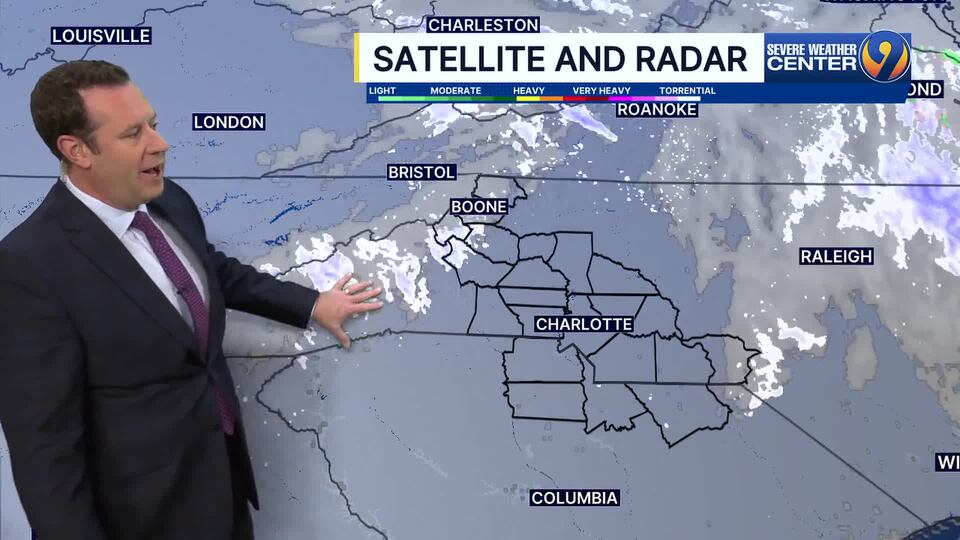 Tuesday morning's forecast with Meteorologist Keith Monday