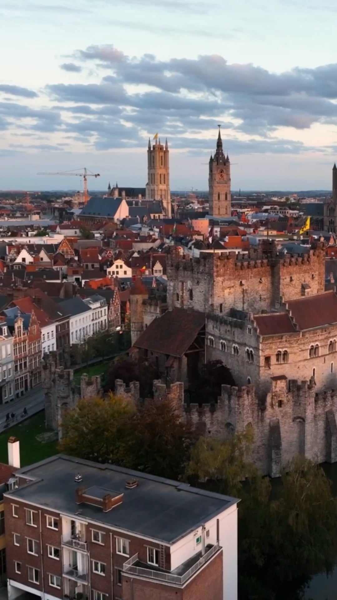 Belgium's Beauty Captured: Drone Views of Brussels & Bruges.