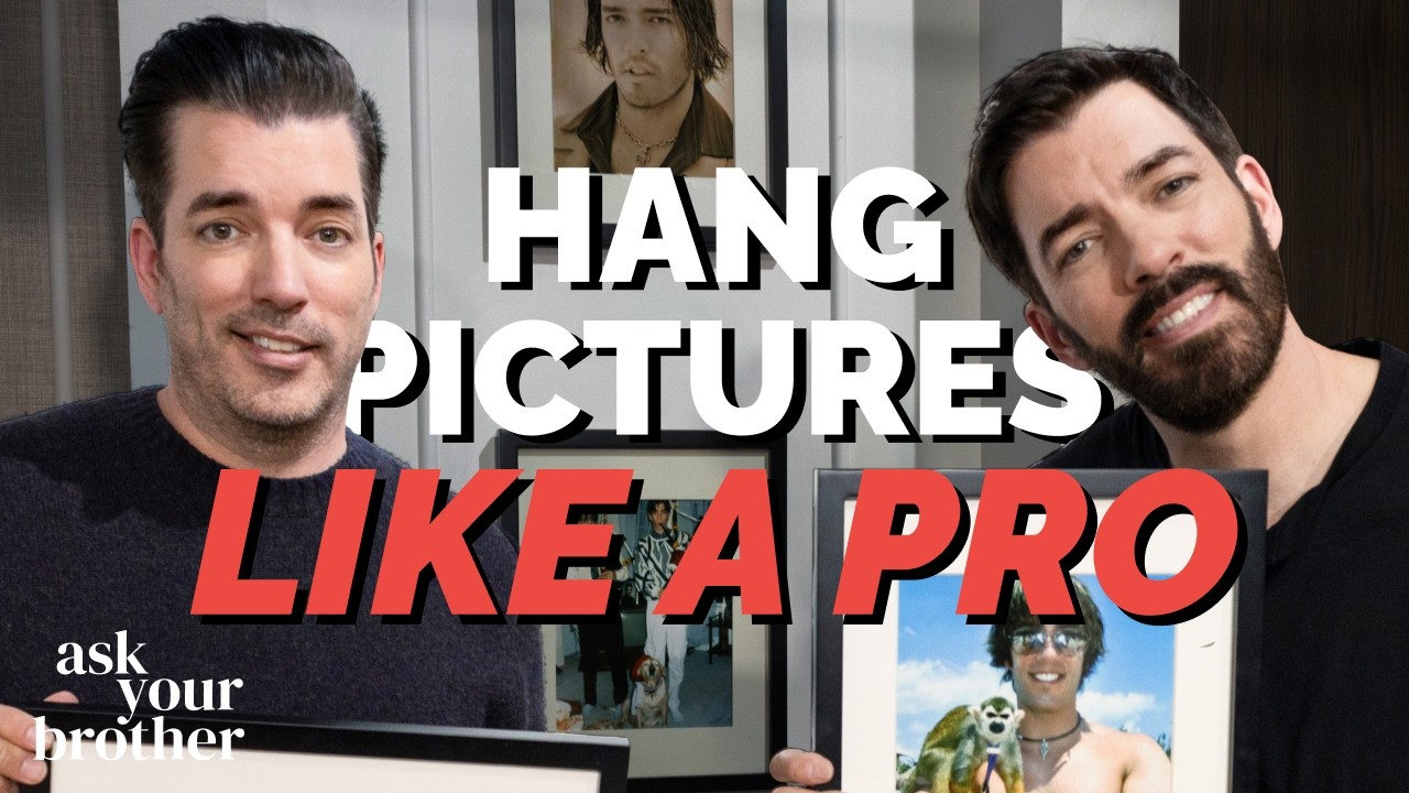 Learn three easy hacks for hanging pictures in rental spaces