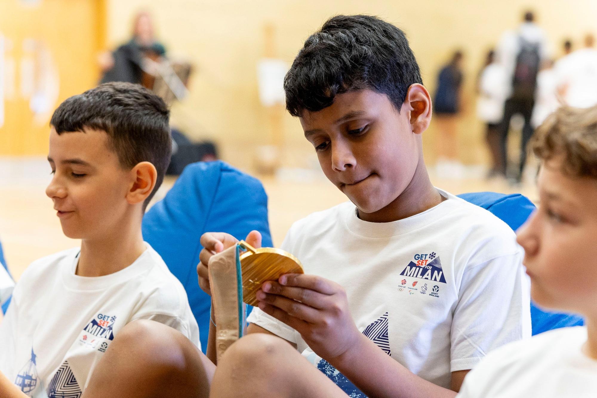 Northampton primary school children ‘Get Set for Milan’ at Malcolm ...
