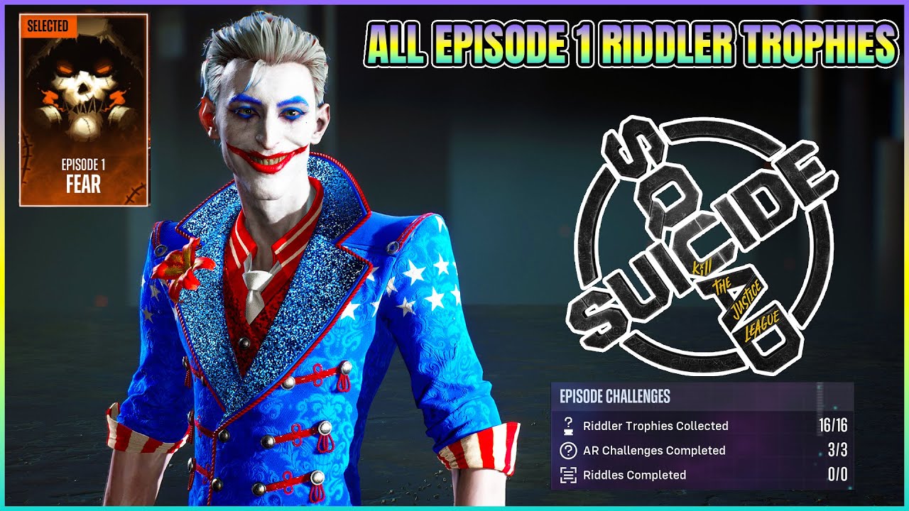 All Episode 1 Riddler Trophy Locations in Suicide Squad Kill The ...