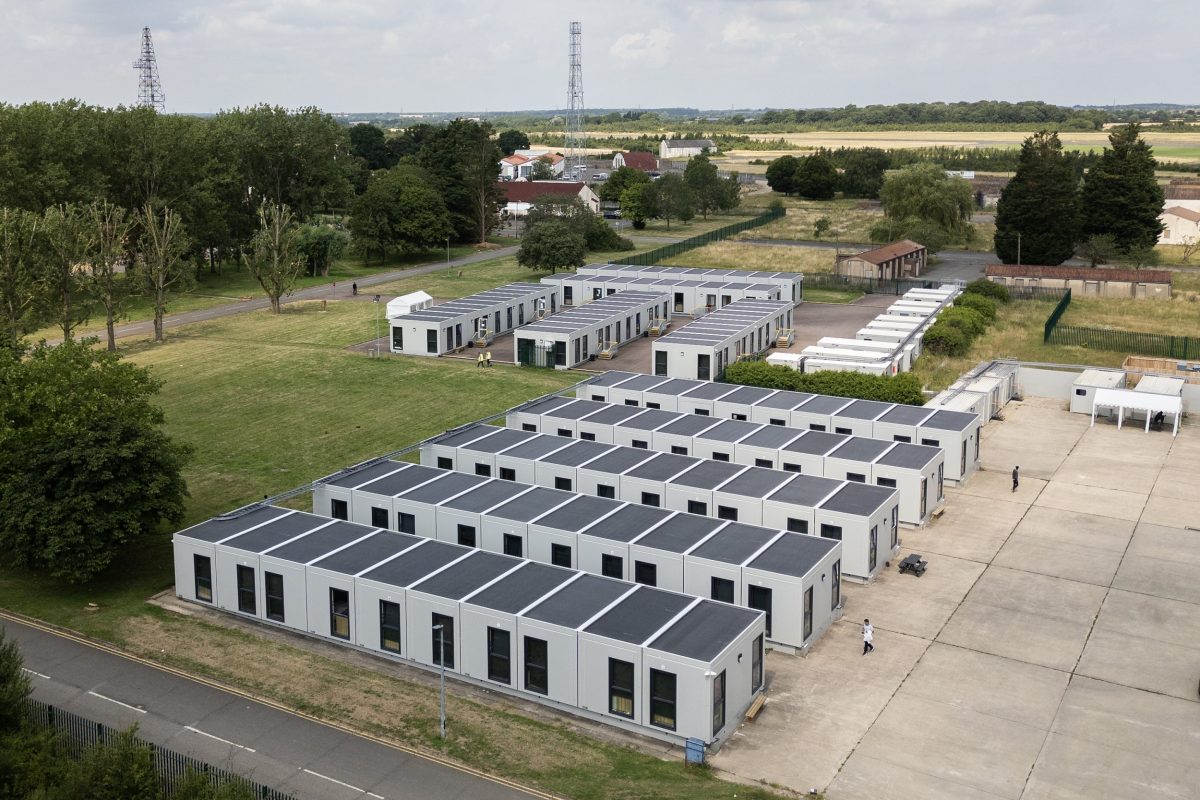 Ex-RAF site housing asylum seekers ‘guarded by untrained temping staff’