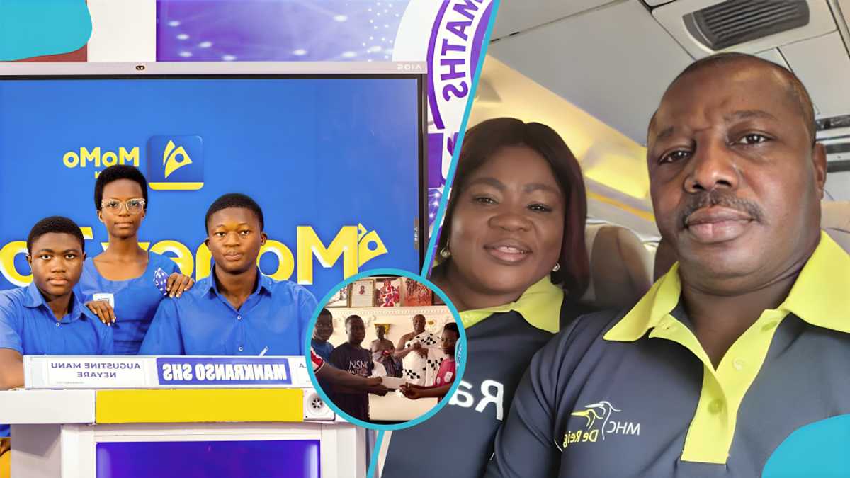 Mankranso NSMQ team rewarded by the Chief of Kunsu and his wife Mercy ...