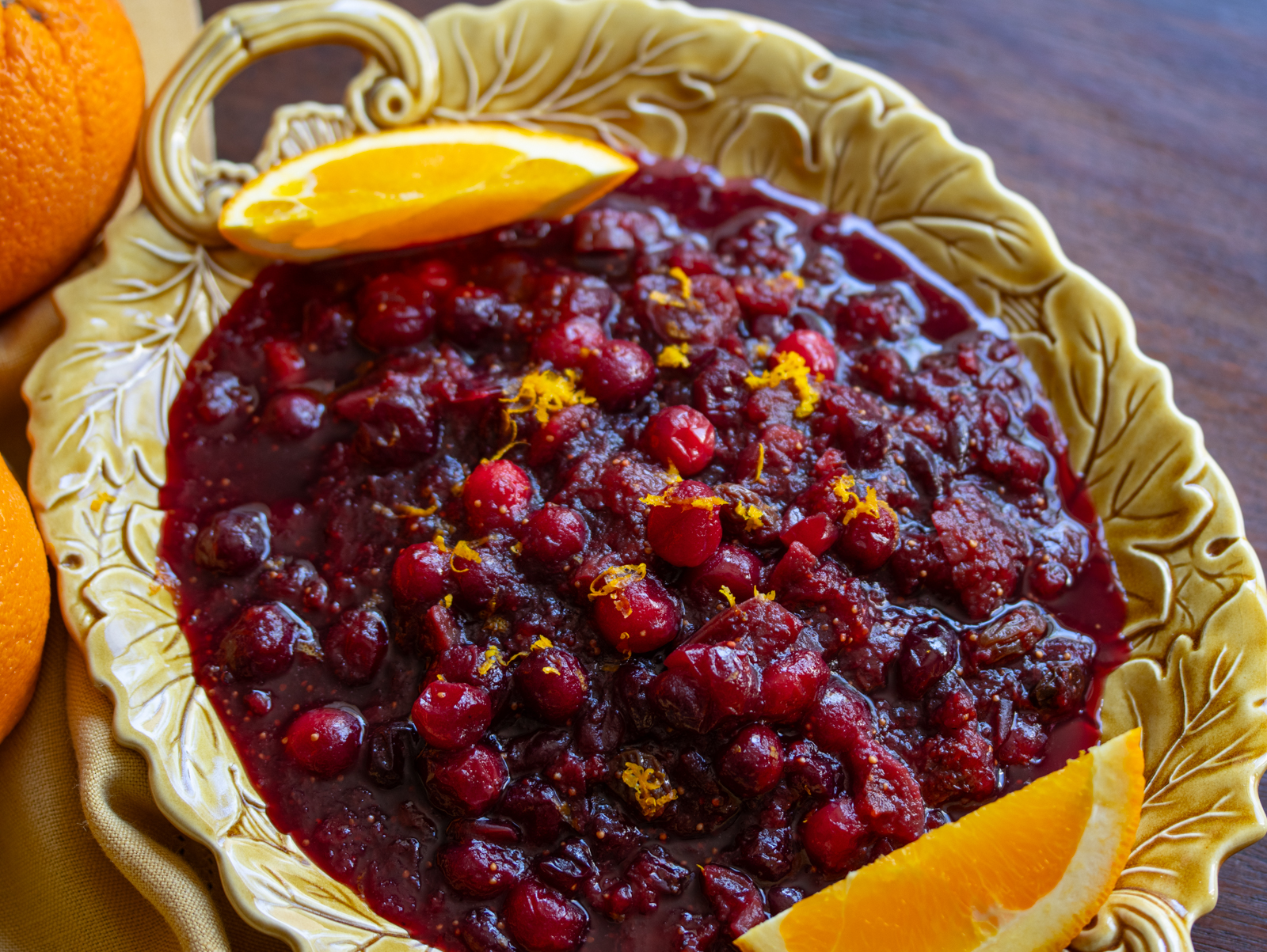 Holiday Ready Cranberry Chutney with Red Wine