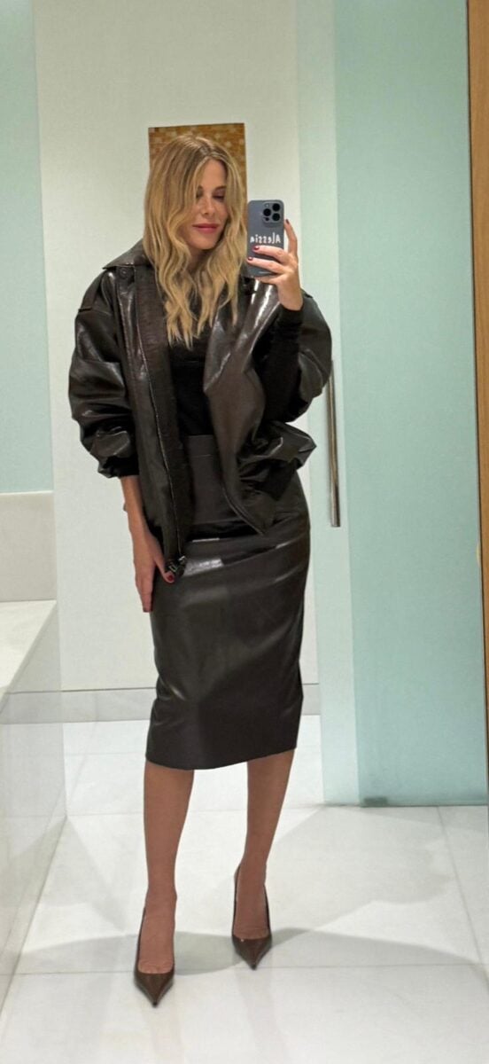 Alessia Marcuzzi, a Che Tempo Che Fa detta tendenza con il colore (e il ...