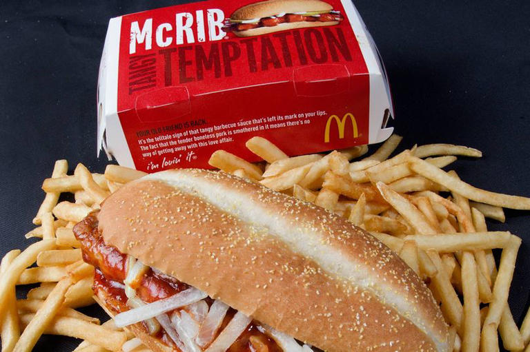 McDonald's McRib is returning to menus this month — here's where