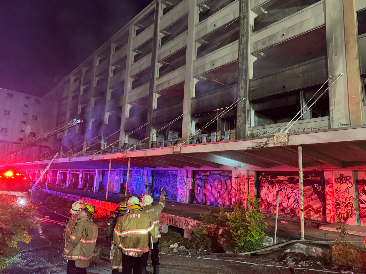NOFD battles fire at vacant naval base residents deem an ...